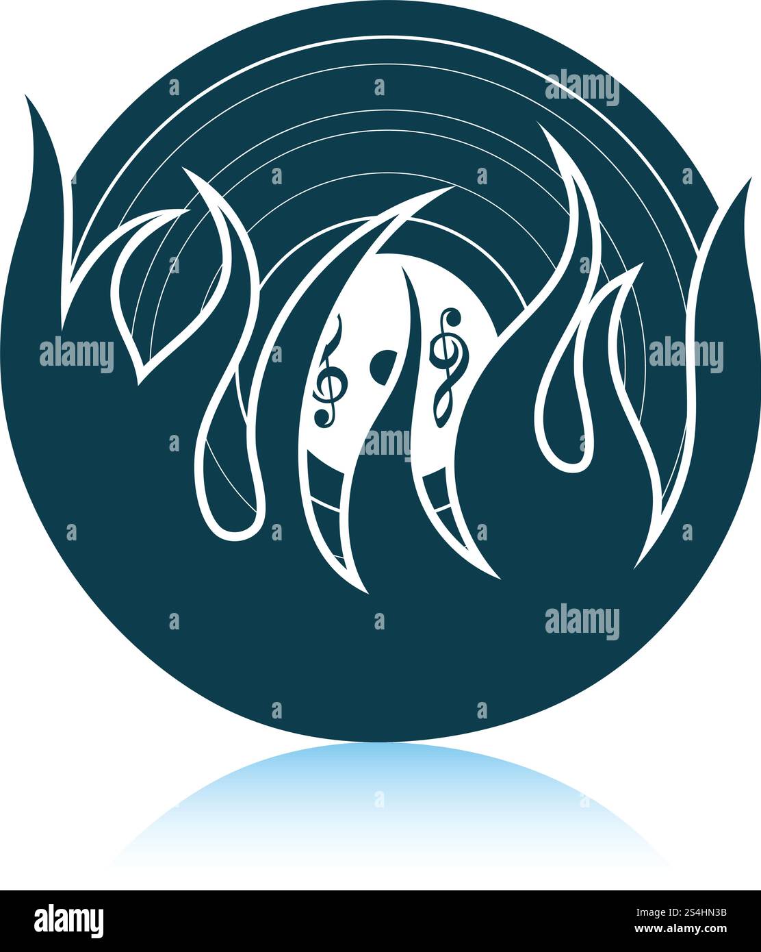 Flame vinyl icon. Shadow reflection design. Vector illustration Stock ...