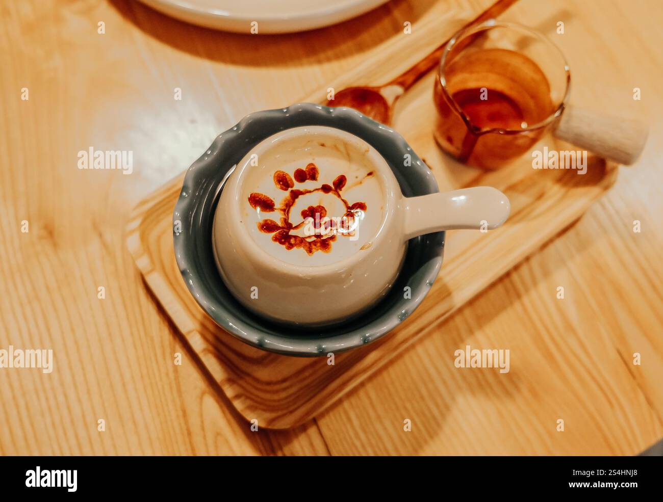 Artistic Egg Vietnamese Coffee Creation Featuring Beautifully ...