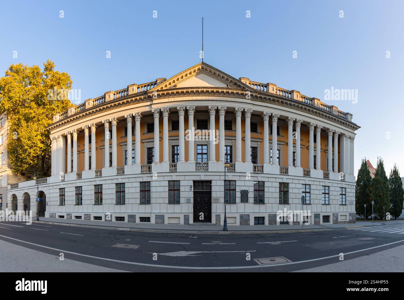 A picture of the Raczynski Library in Poznan Stock Photo - Alamy