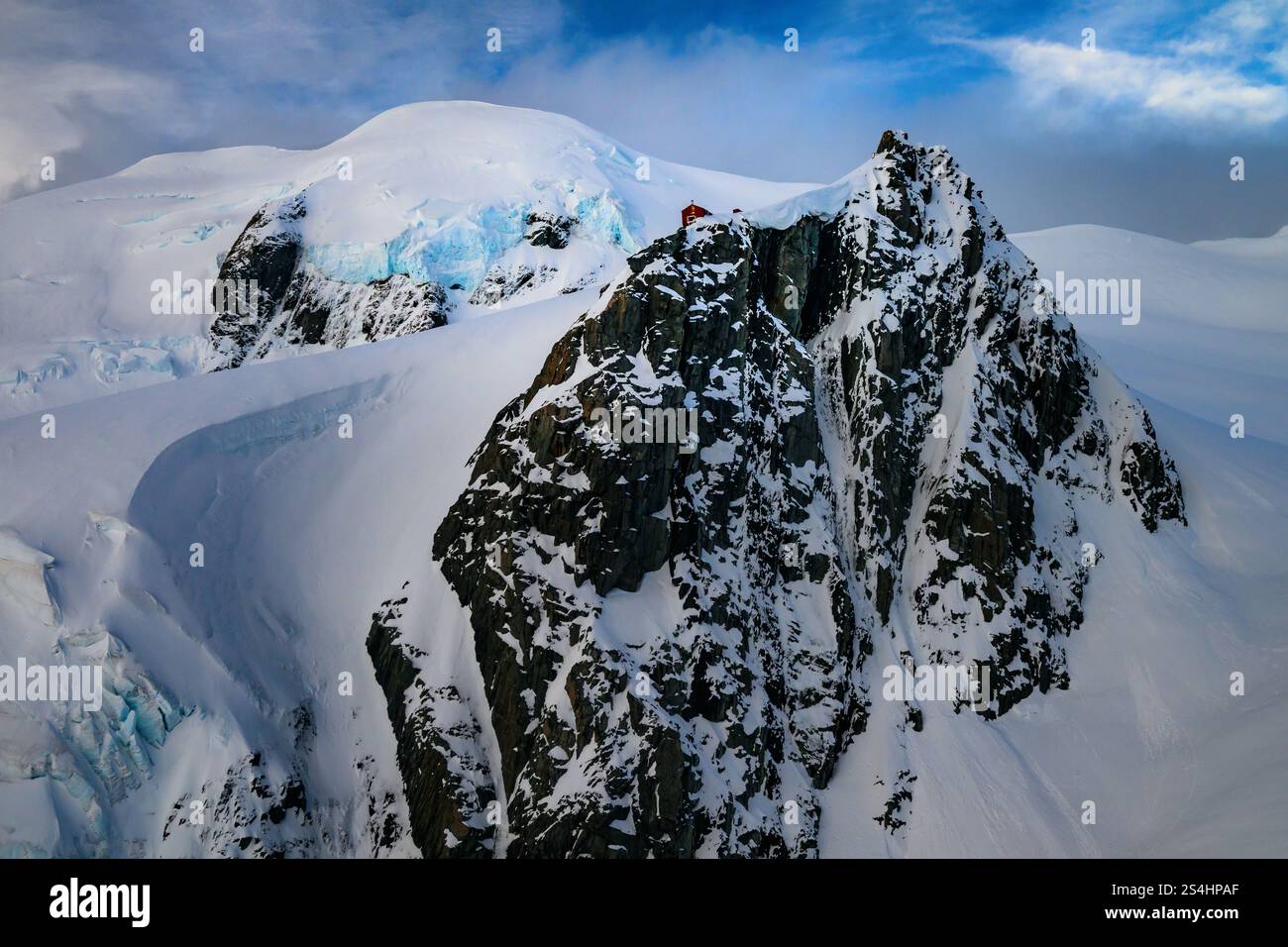 Aerial views of Aoraki/Mount Cook National Park via Helicopter Stock ...
