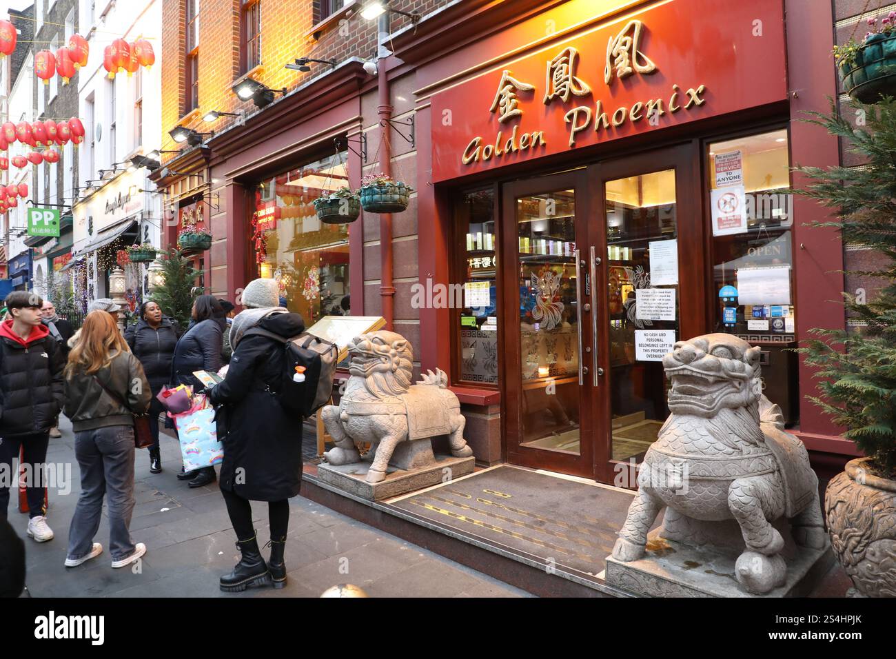 Golden Phoenix in Chinatown in London, England Stock Photo - Alamy