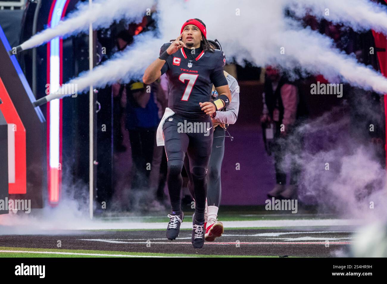 January 11, 2025: Houston Texans quarterback C.J. Stroud (7) enters the ...