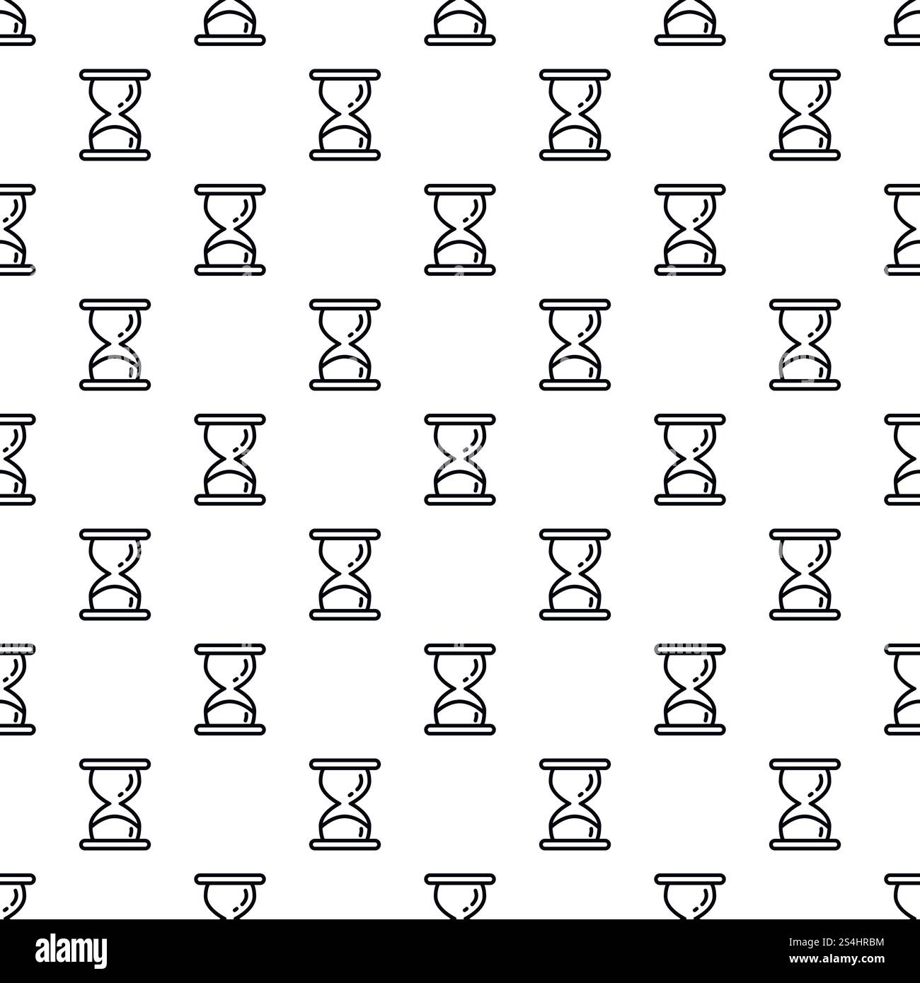 Hourglass timer pattern seamless repeat background for any web design ...