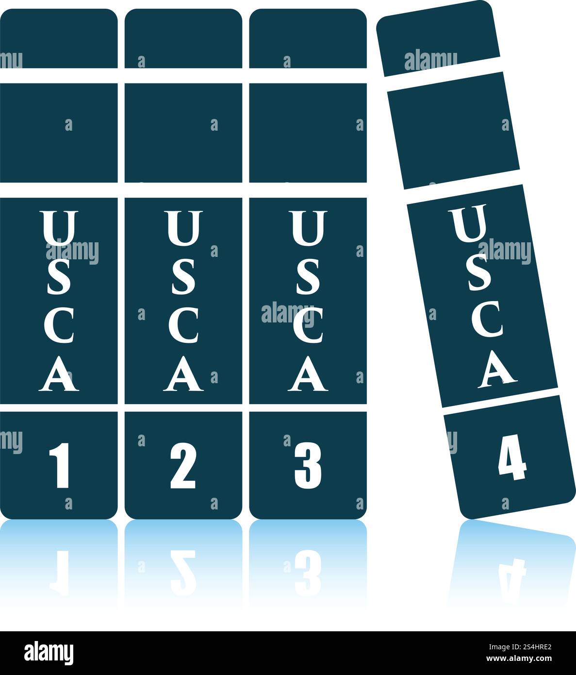 Code of laws icon. Shadow reflection design. Vector illustration Stock ...