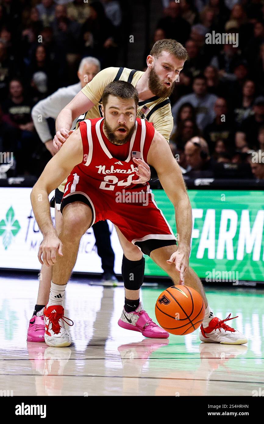 WEST LAFAYETTE, IN - JANUARY 12: Nebraska Cornhuskers guard Rollie ...