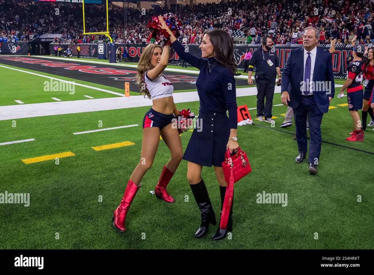 January 11, 2025: Hannah McNair, wife of Houston Texans owner Cal ...