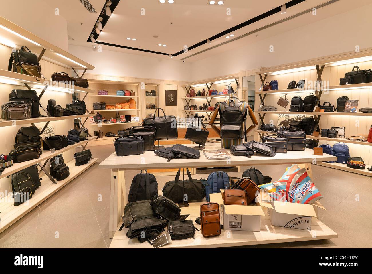 HONG KONG, CHINA - FEBRUARY 01, 2019: interior shot of Porter ...