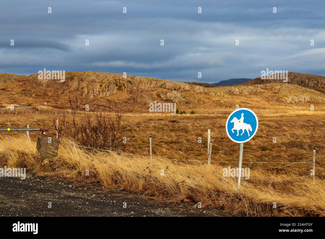 Landscape around the town of Borgarnes in the west of Iceland in the ...