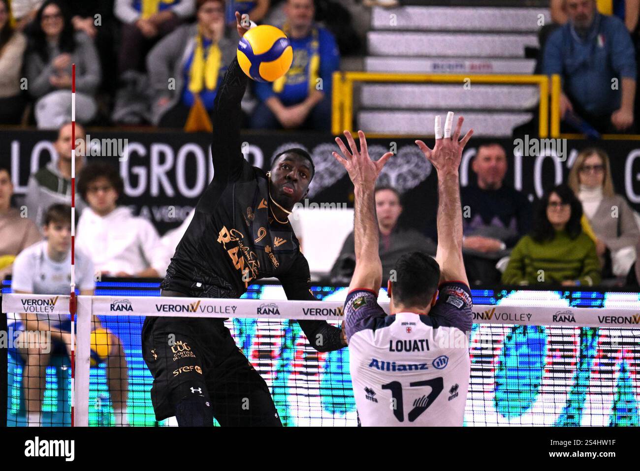 Keita Noumory ( Rana Verona Volley ) during the match between Rana Verona vs Allianz Milano ...