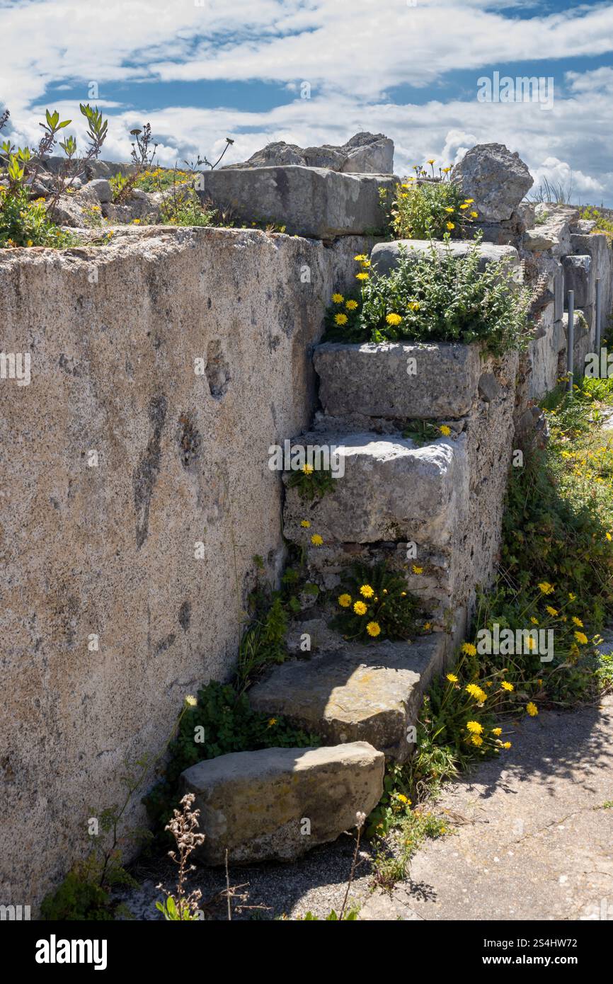 Details of the architecture of well preserved historical building of a ...