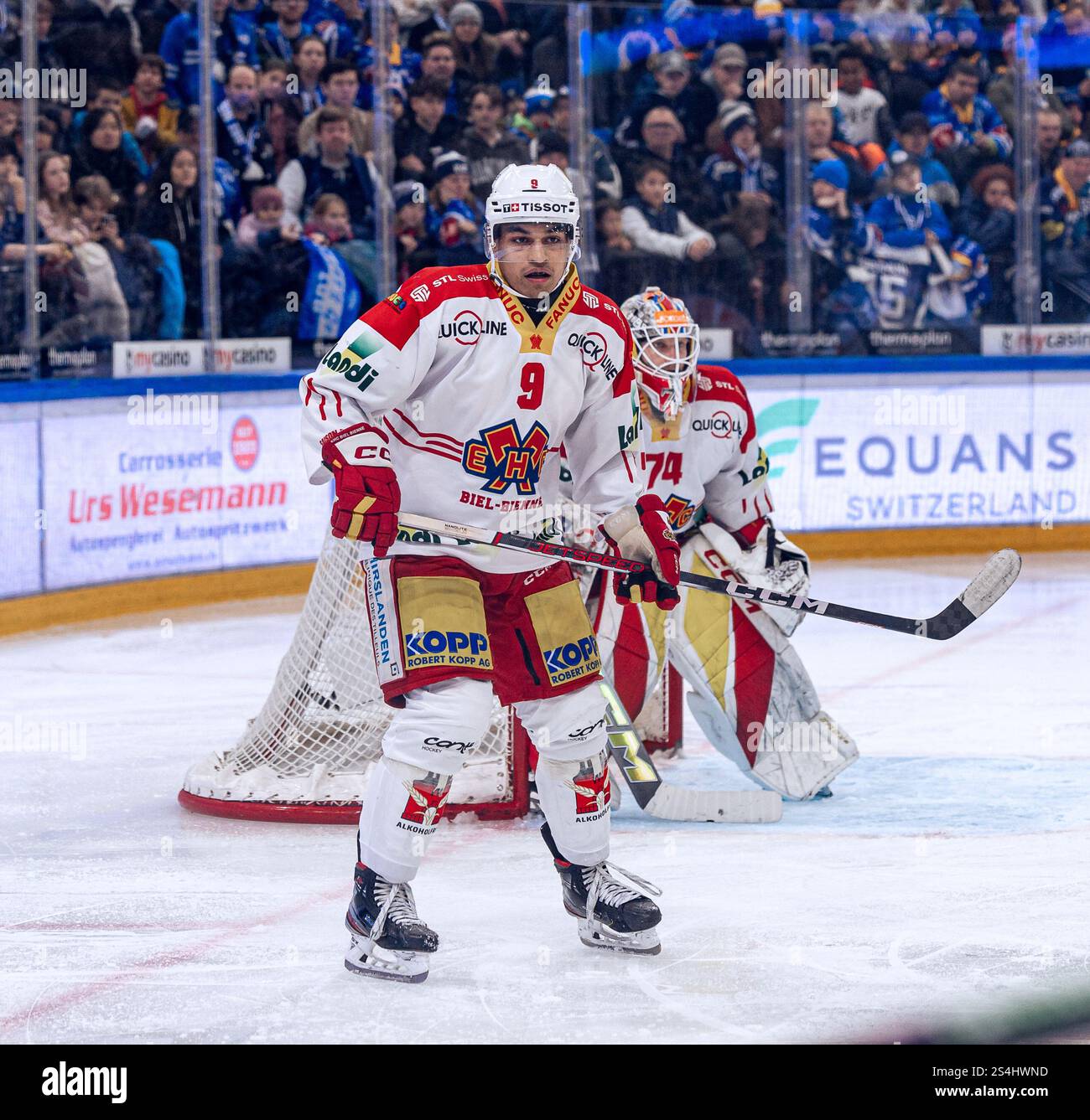 Noah Delemont #9 (EHC Biel-Bienne) - 12.01.2025 - National League ...