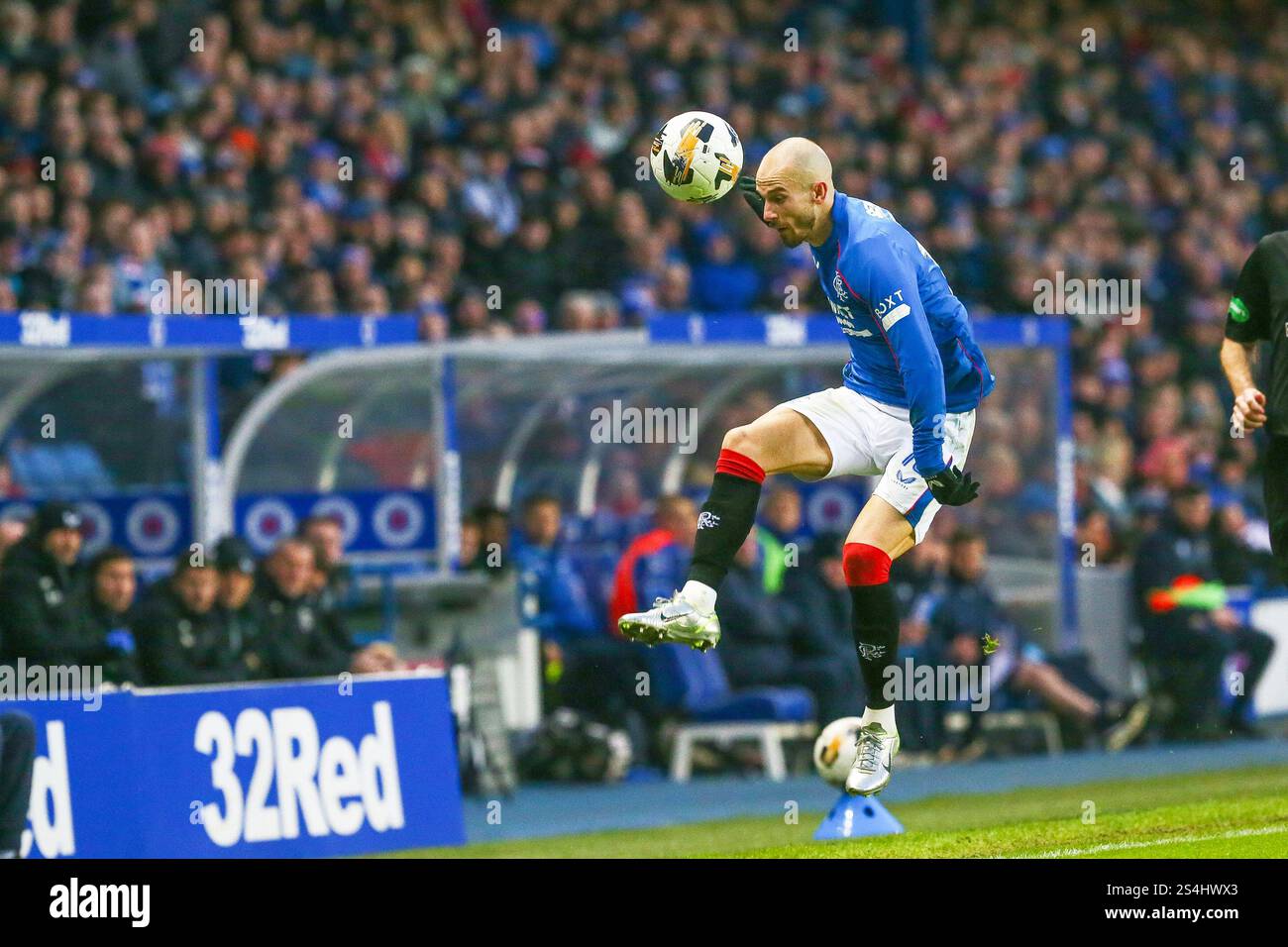 Glasgow, Scotland, UK. 12 January 2025. Glasgow, UK. Rangers played St ...