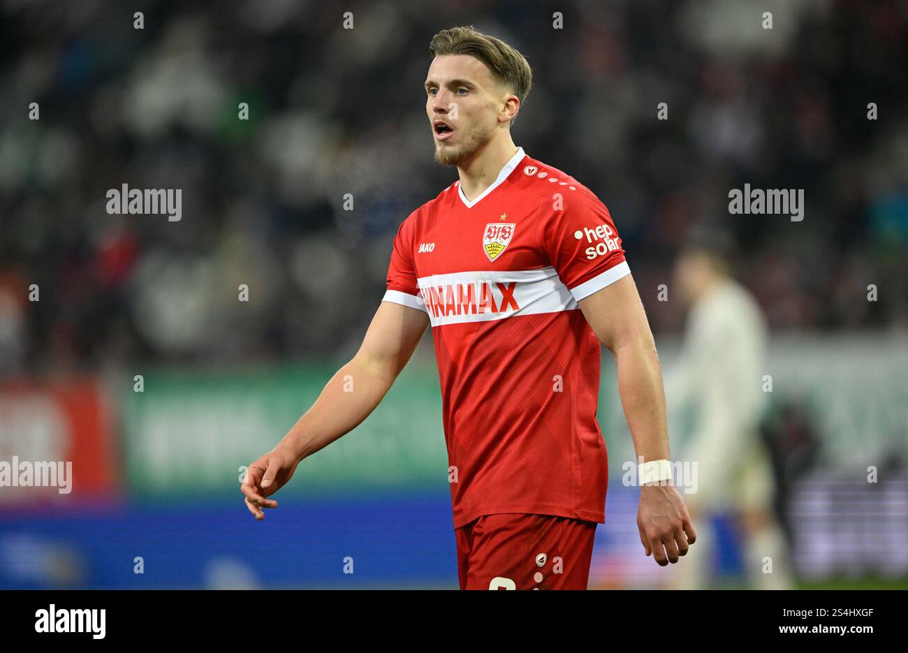 Ermedin Demirovic VfB Stuttgart (09) FC Augsburg vs. VfB Stuttgart ...