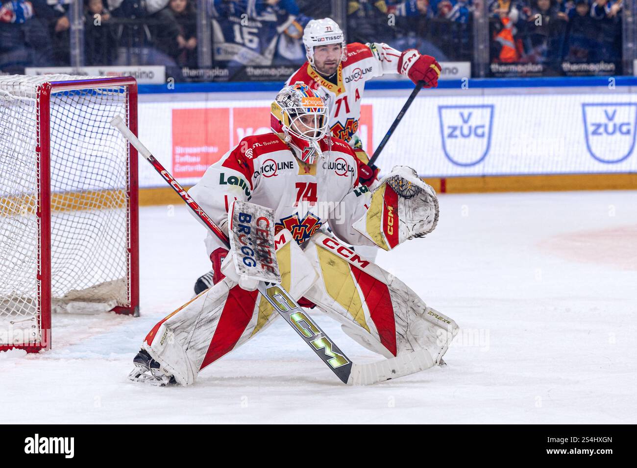 Goalkeeper Luis Janett #74 (EHC Biel-Bienne) - 12.01.2025 - National ...