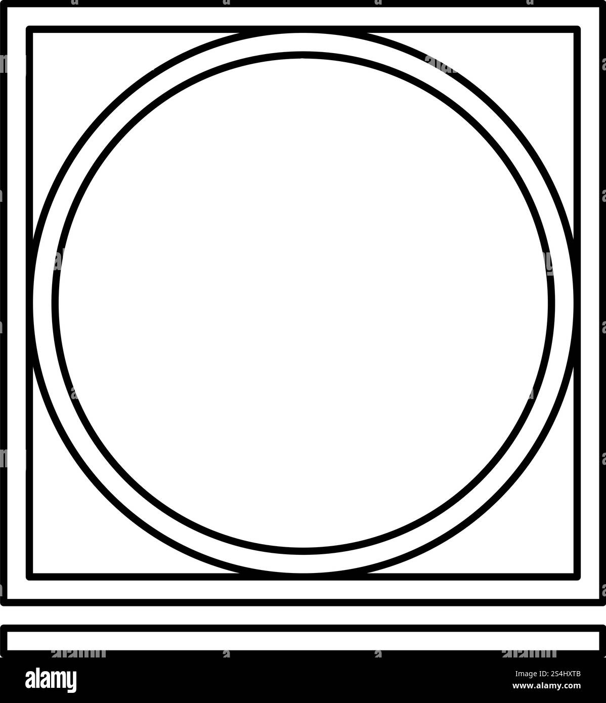 Drum drying in machine easy mode Clothes care symbols Washing concept Laundry sign icon outline ...