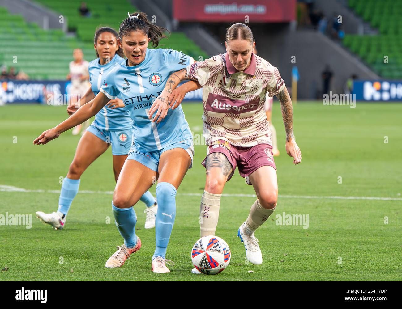 Melbourne, Australia. 11th Jan, 2025. Melbourne City's Alexia ...