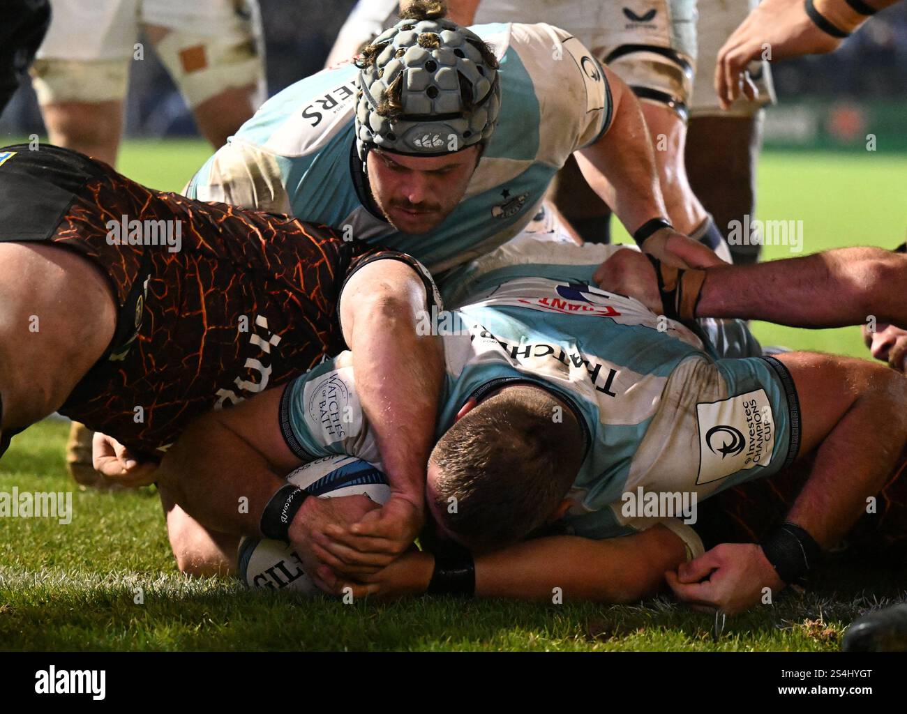 The Recreation Ground, Bath, UK. 12th Jan, 2025. Investec Champions Cup ...