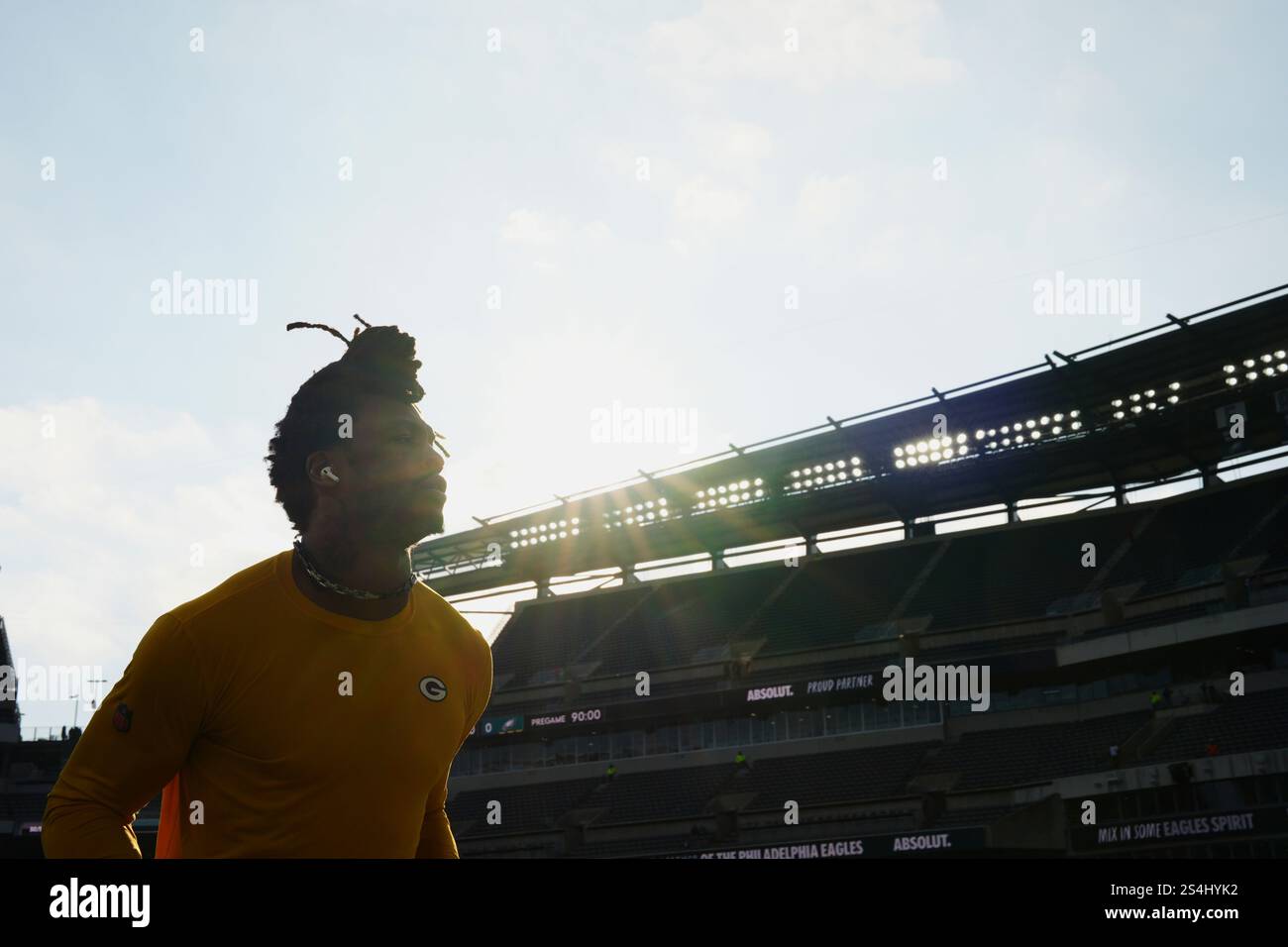 Green Bay Packers safety Xavier McKinney (29) runs on to the field ...