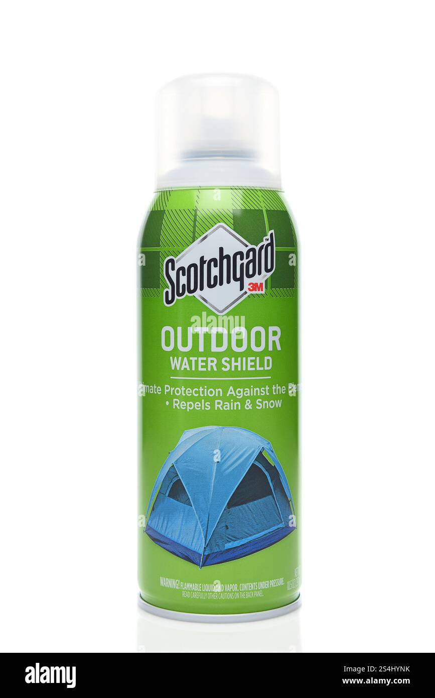 IRVINE, CALIFORNIA - 11 JAN 2025: An aerosol can of Scotchgard Outdoor ...