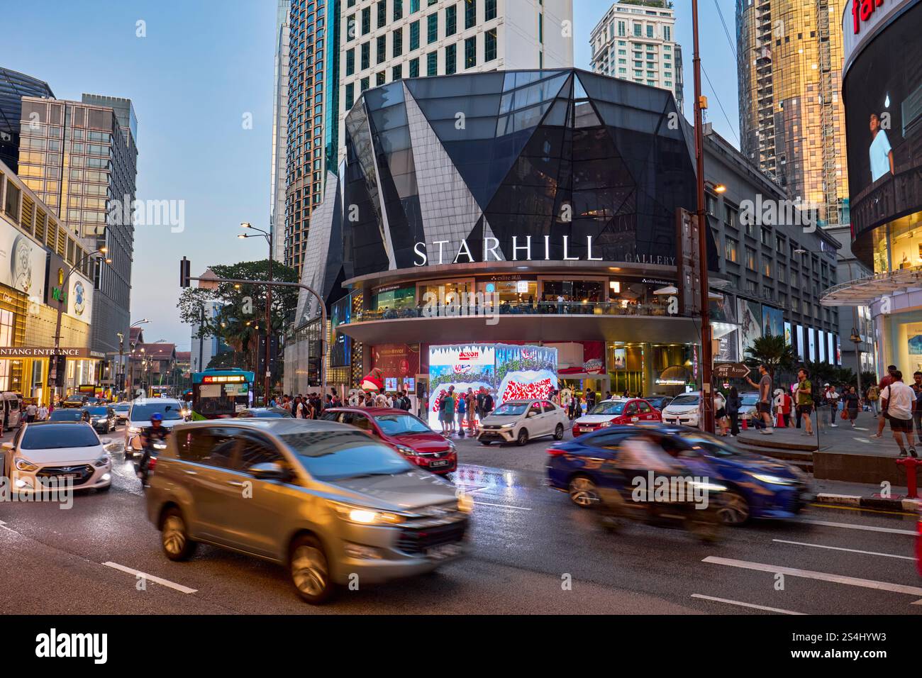 Street traffic at the Starhill, previously known as Starhill Gallery, a ...
