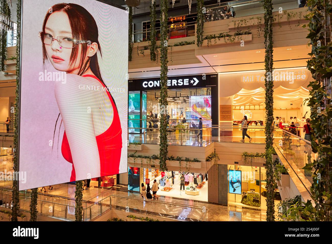 Gentle Monster billboard inside the Exchange TRX, an upscale shopping ...
