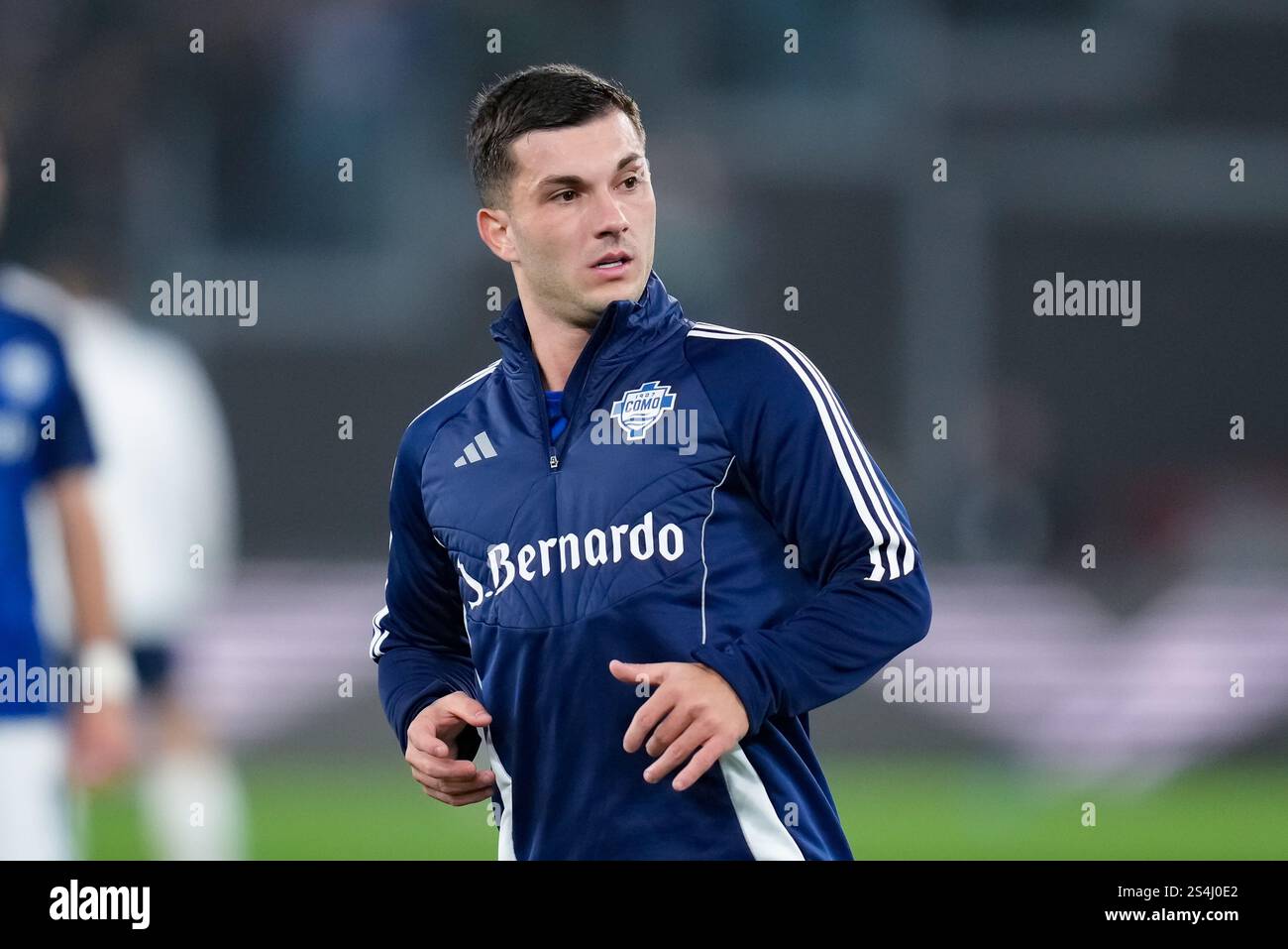 Rome, Italy. 10th Jan, 2025. Gabriel Strefezza of Como 1907 looks on during the Serie A Enilive ...