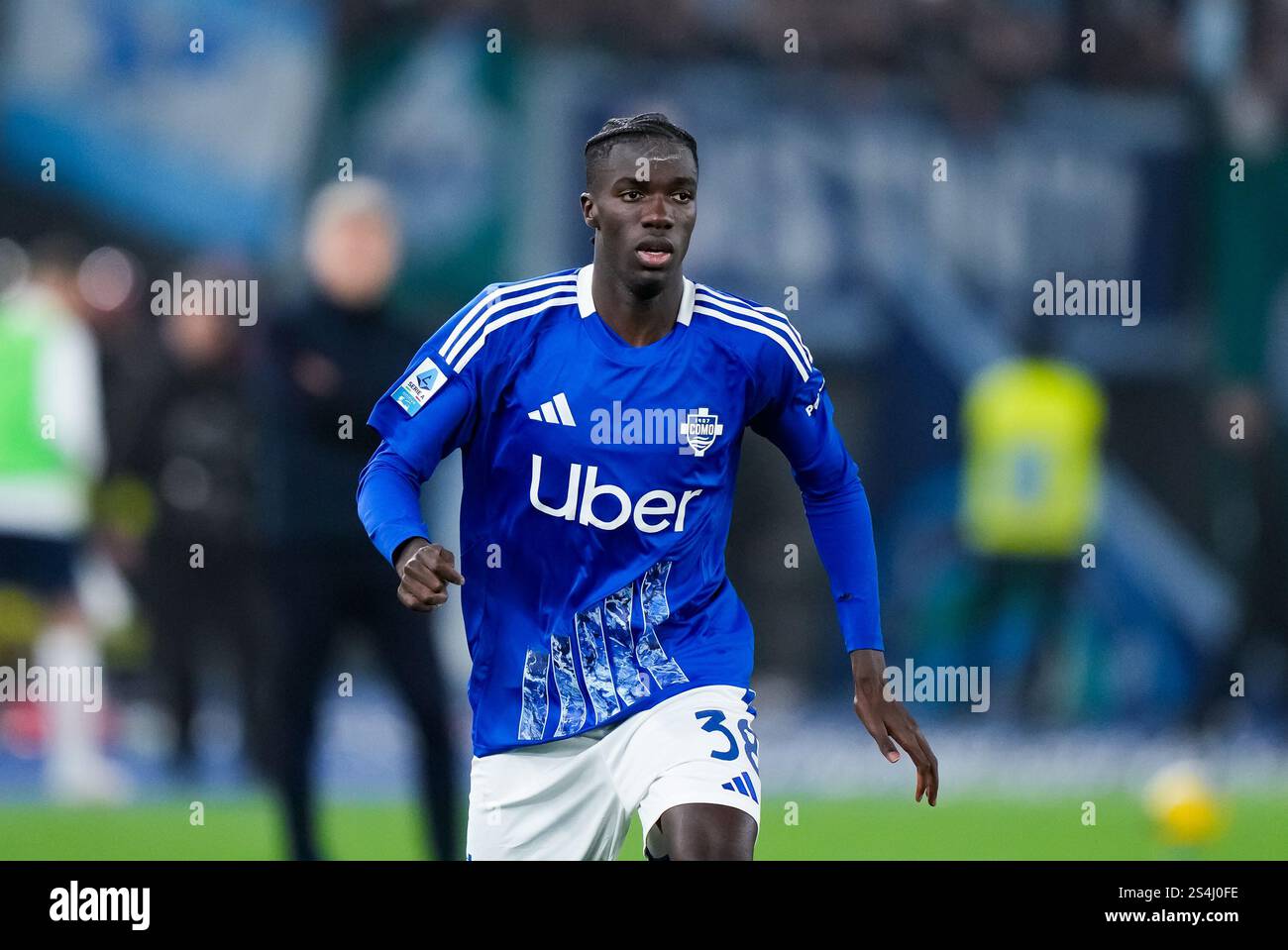Rome, Italy. 10th Jan, 2025. Assane Diao of Como 1907 looks on during the Serie A Enilive match ...