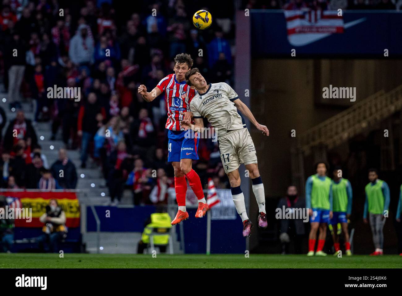 Madrid, Madrid, Spain. 12th Jan, 2025. Robin Le Normand of Atletico de ...
