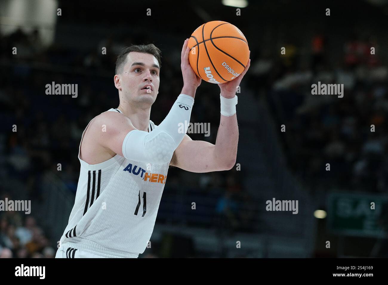 Mario Hezonja of Real Madrid during the League ACB match between Real ...