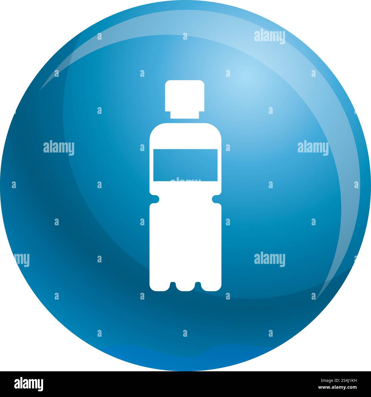 Recycle plastic bottle icon. Simple illustration of recycle plastic ...