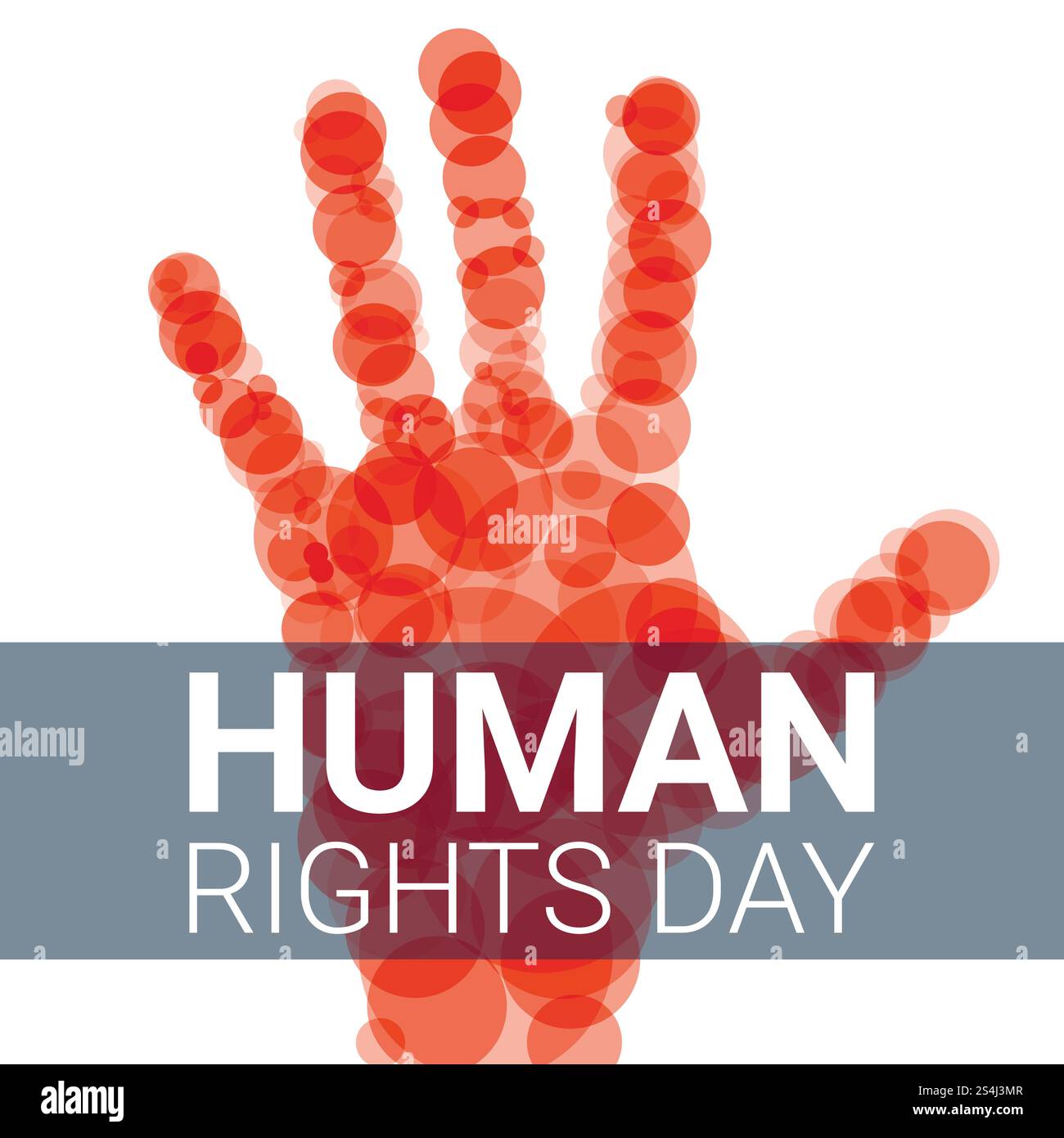 Global human rights day concept background. Cartoon illustration of ...