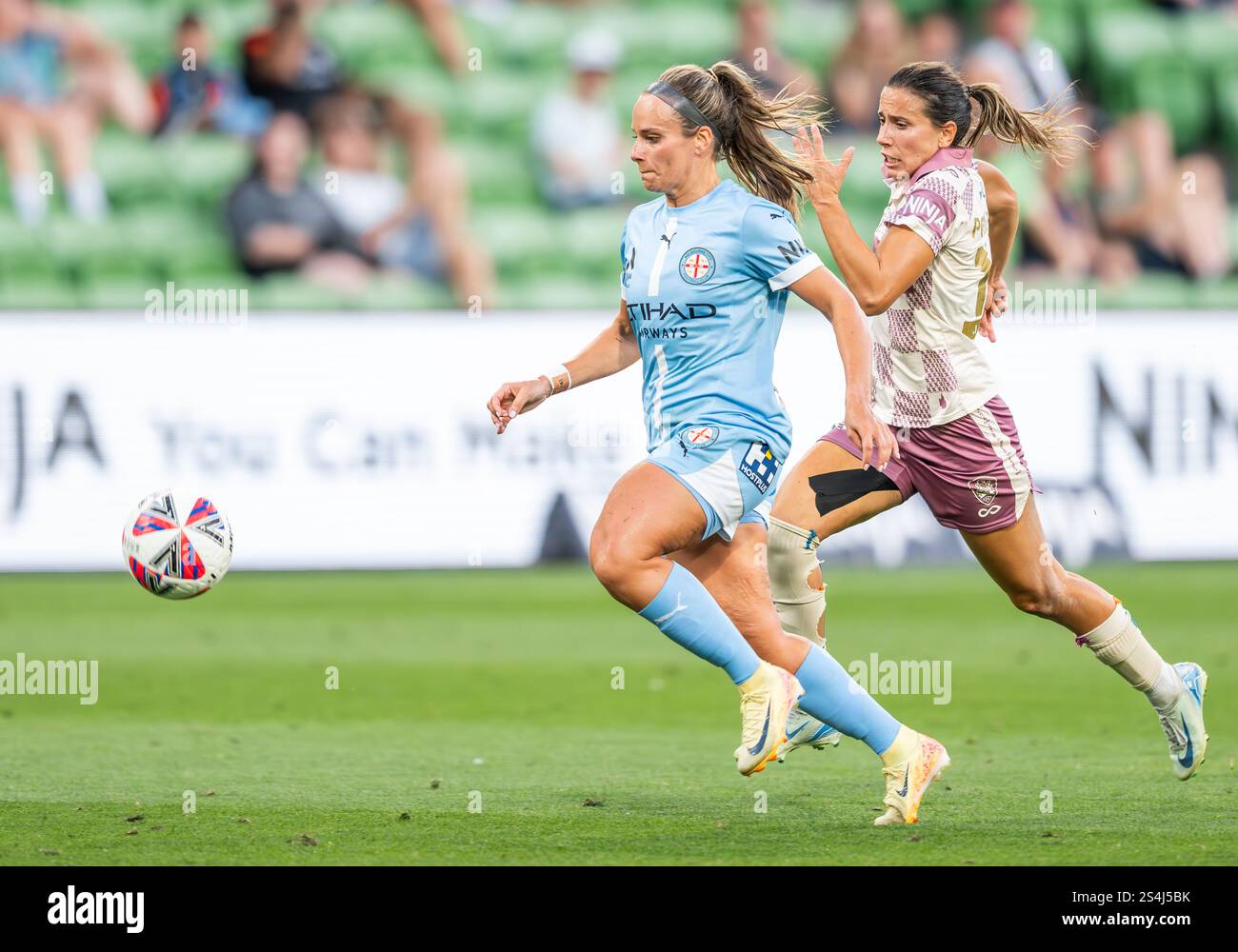Melbourne, Australia. 11th Jan, 2025. Melbourne City's Tyla-Jay Vlajnic ...