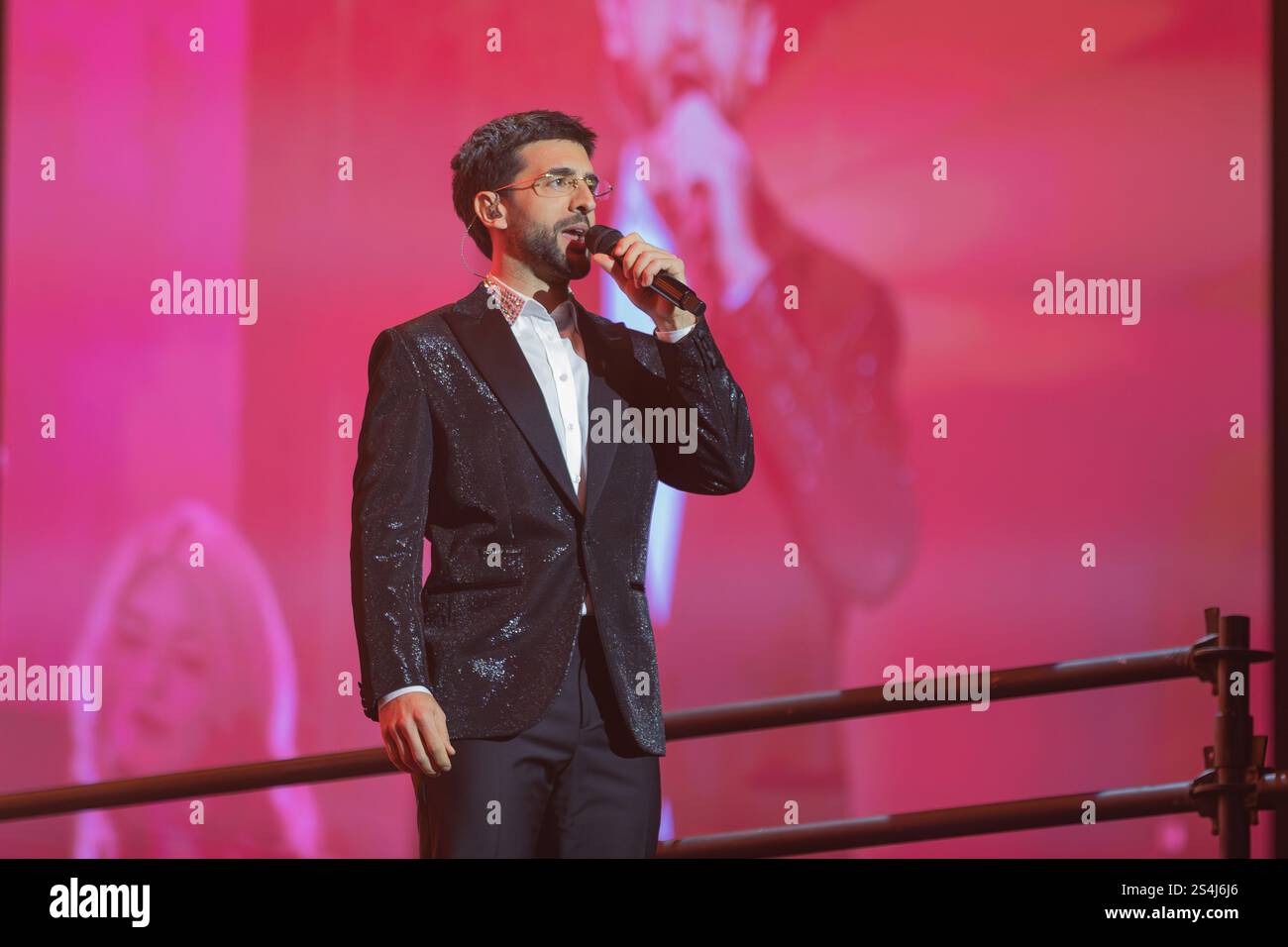 Milano, Italy. 11th Jan, 2025. Piero Barone during Il Volo - Ad astra ...