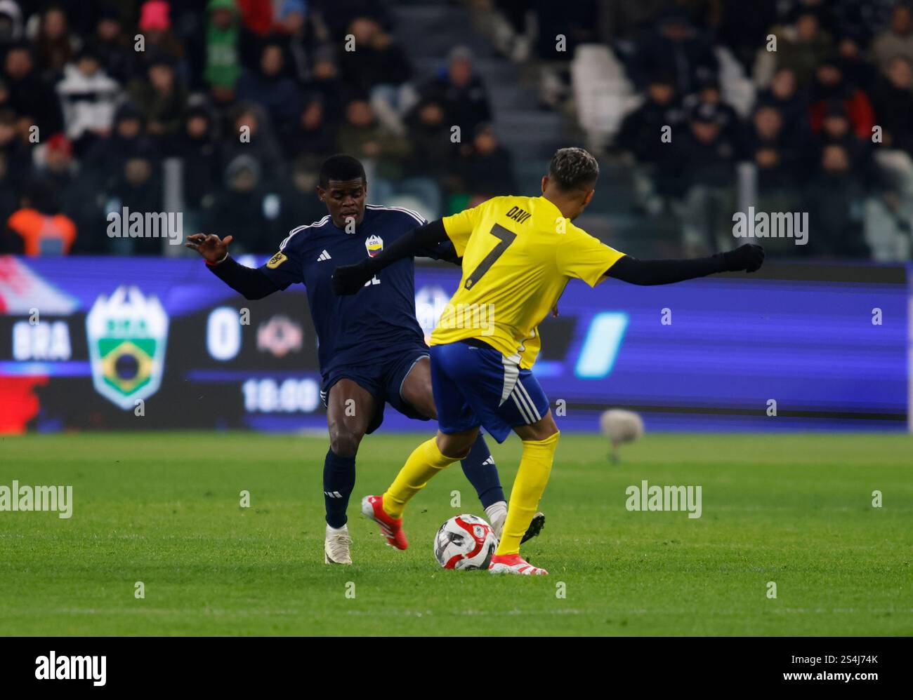 Turin, Italy. 12th Jan, 2025. Davi Ilario of Brazil during the Kings ...
