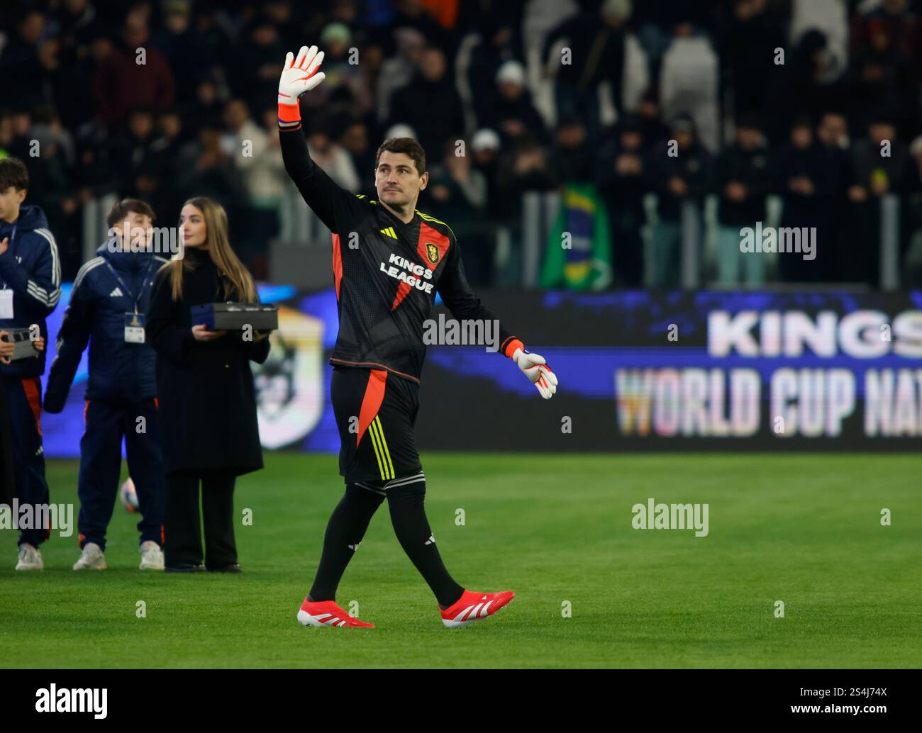Turin, Italy. 12th Jan, 2025. Ikea Casillas during the Kings League ...