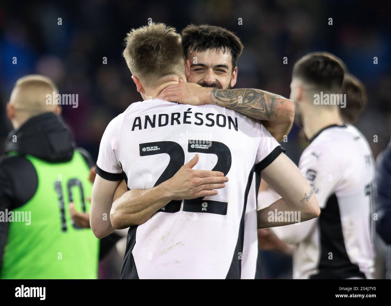 London, UK. 12th Jan, 2025. Macauley Southam-Hales of Stockport County ...