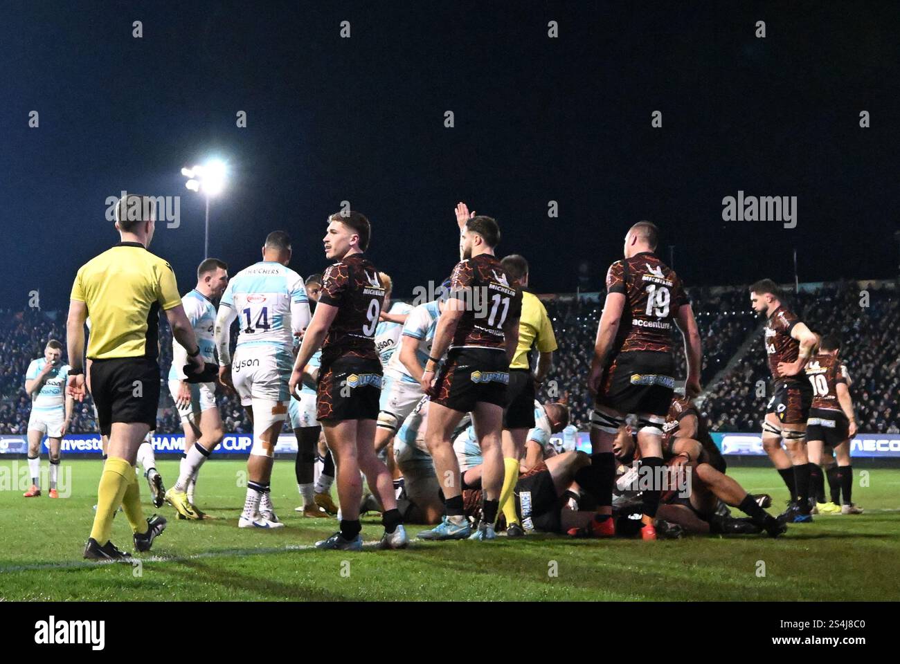 The Recreation Ground, Bath, UK. 12th Jan, 2025. Investec Champions Cup ...