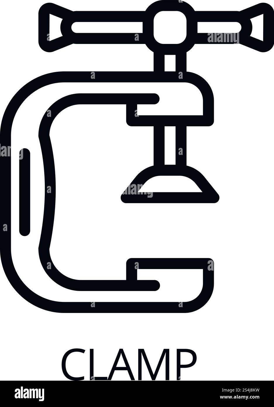 Pressure clamps Stock Vector Images - Alamy