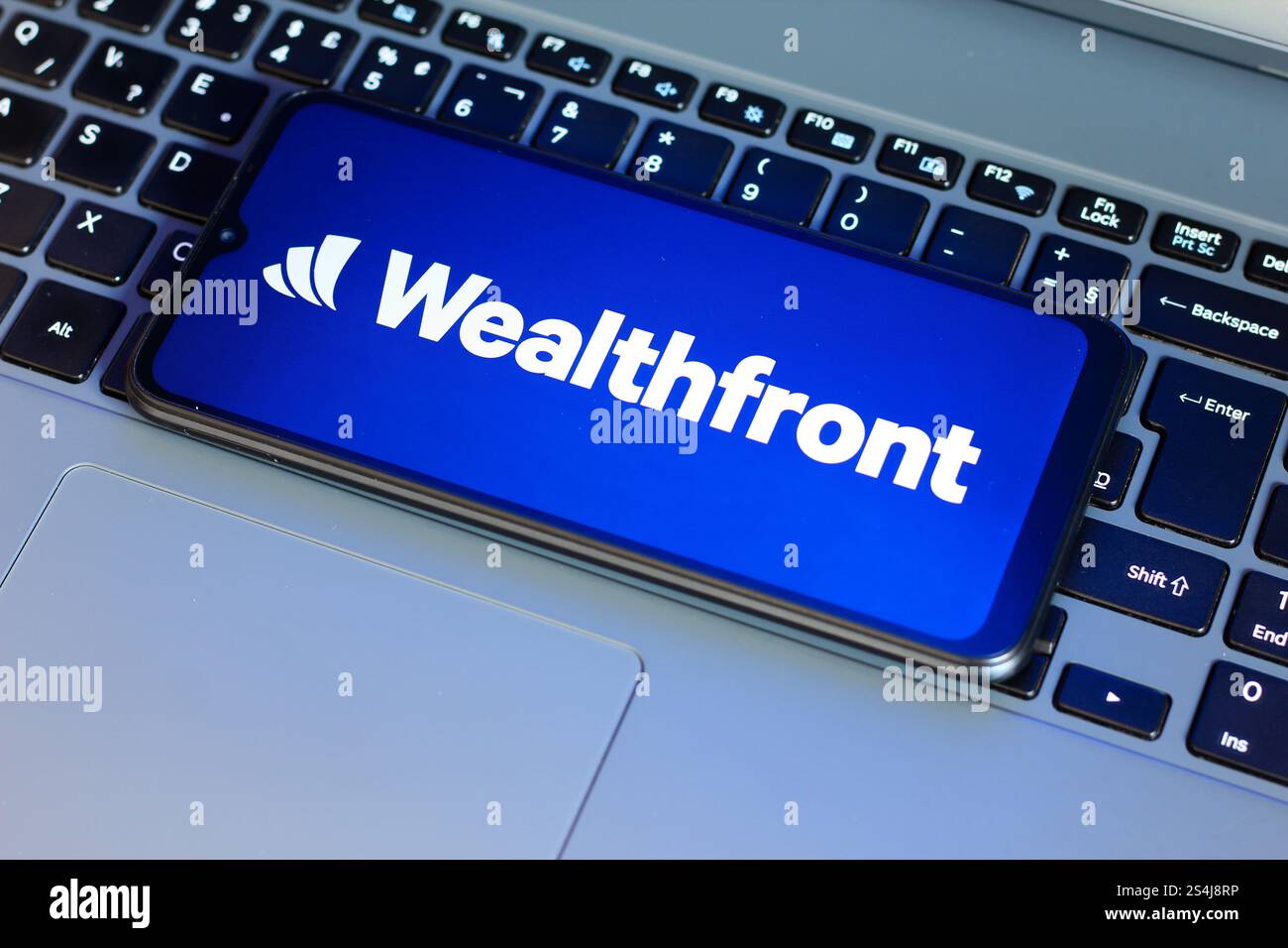 Canada. 12th Jan, 2025. In this photo illustration, the Wealthfront ...