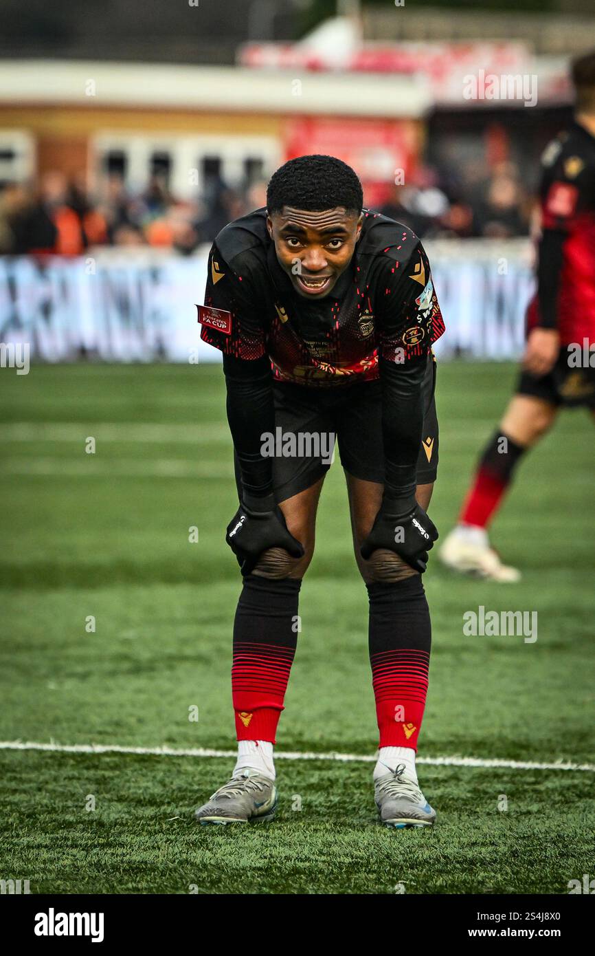 The Lamb Ground, Tamworth, UK. 12th Jan, 2025. FA Cup Third Round ...
