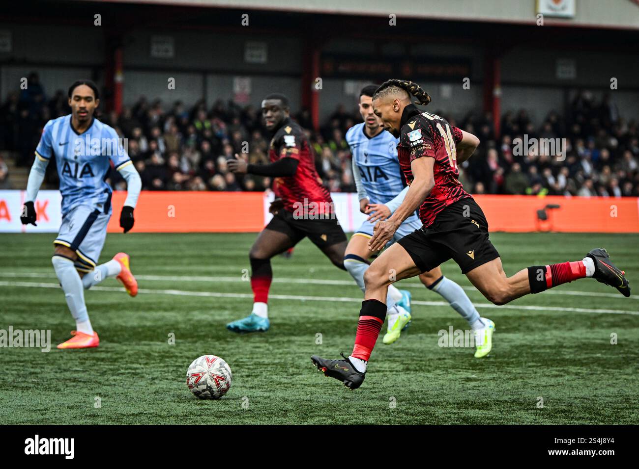 The Lamb Ground, Tamworth, UK. 12th Jan, 2025. FA Cup Third Round ...