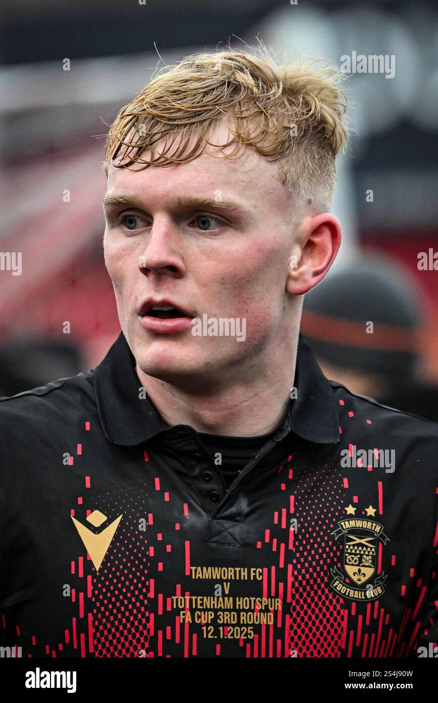 The Lamb Ground, Tamworth, UK. 12th Jan, 2025. FA Cup Third Round ...