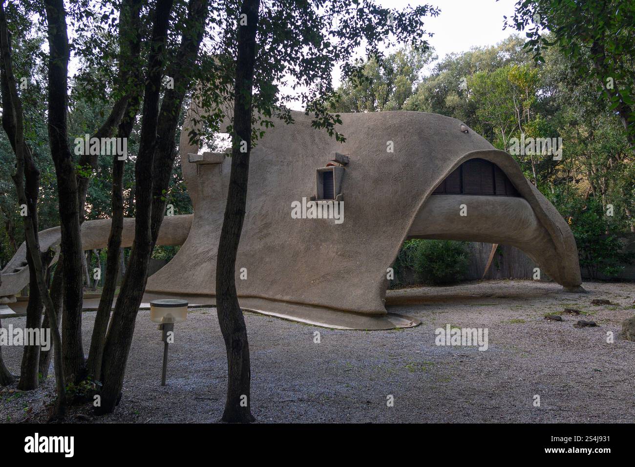 Casa Dinosauro, contemporary zoomorphic architecture in Tuscany ...