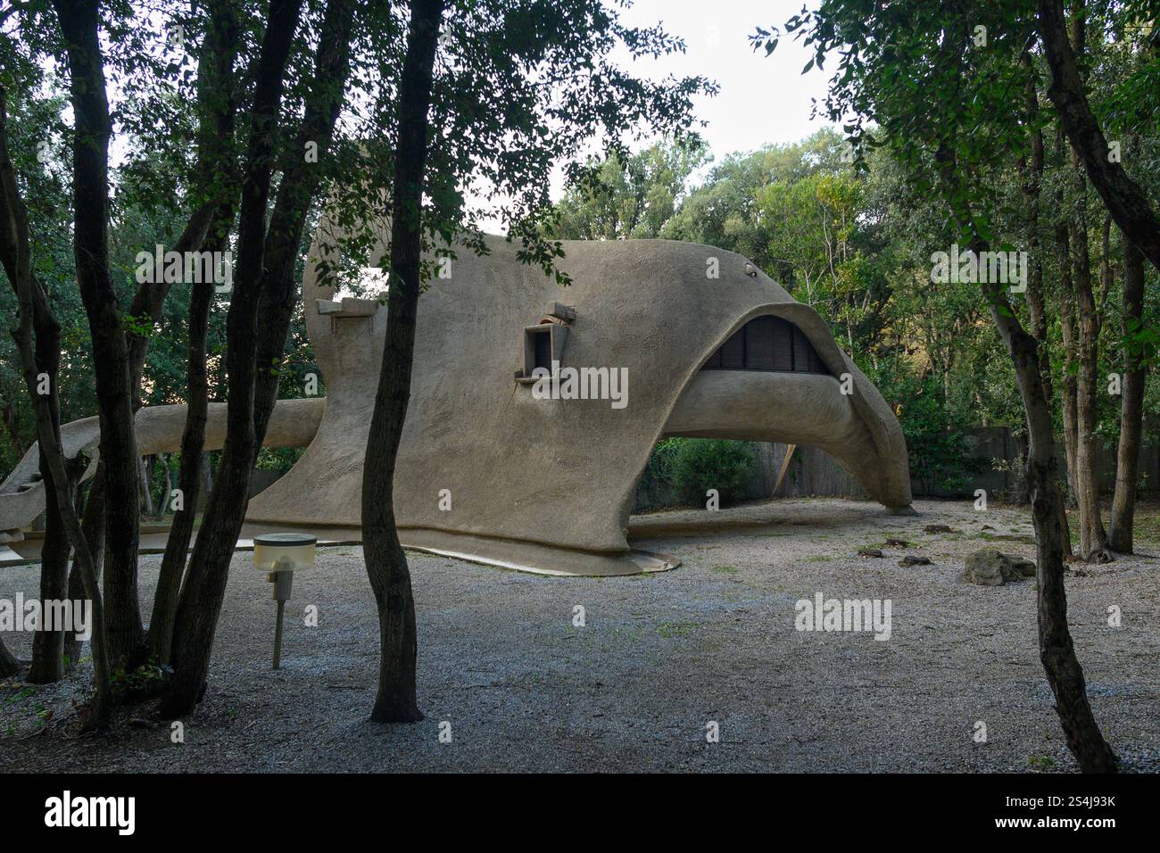 Casa Dinosauro, contemporary zoomorphic architecture in Tuscany ...