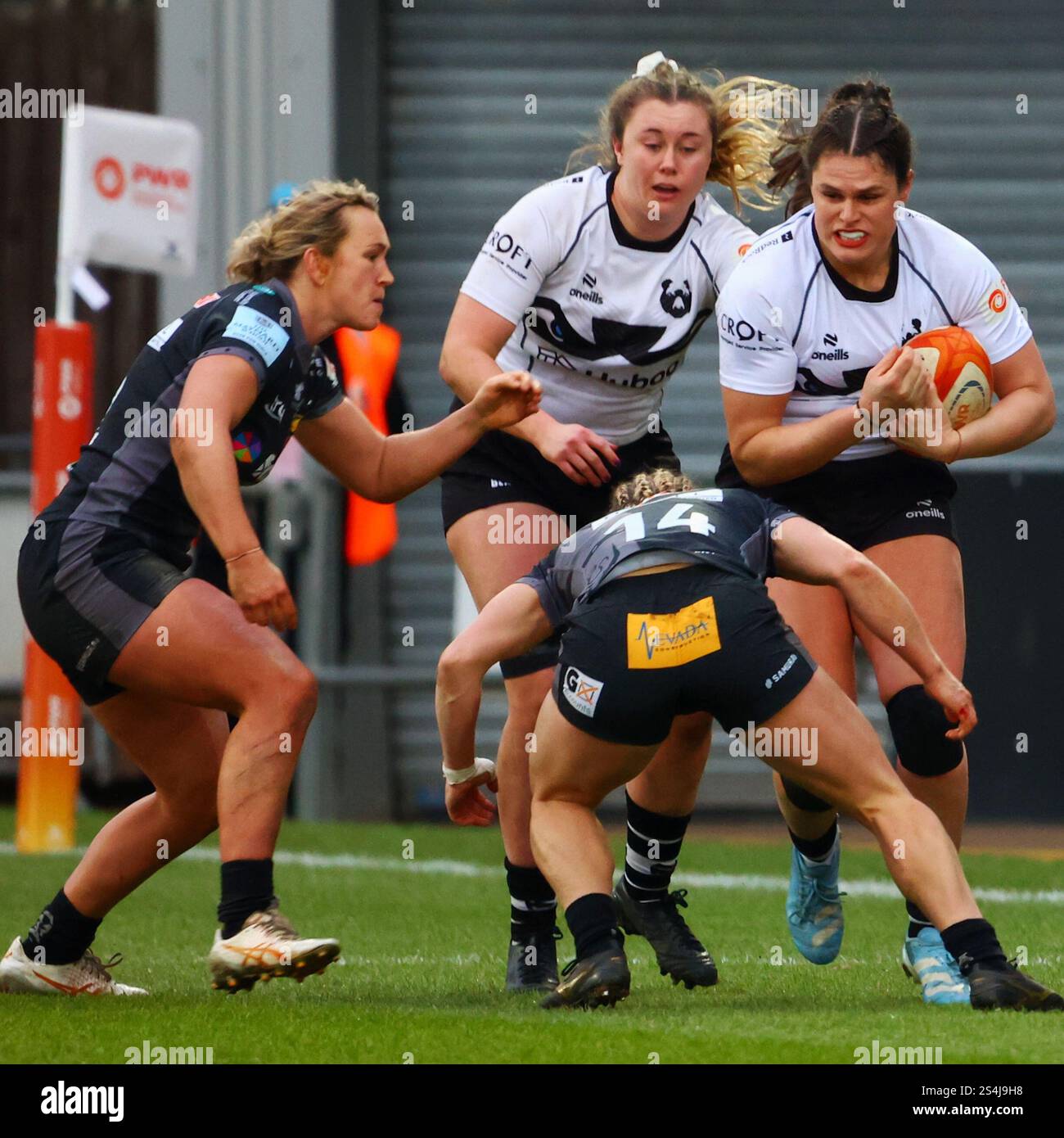 Exeter, Devon, UK. 12th Jan, 2025. PWR Professional Women's Rugby ...