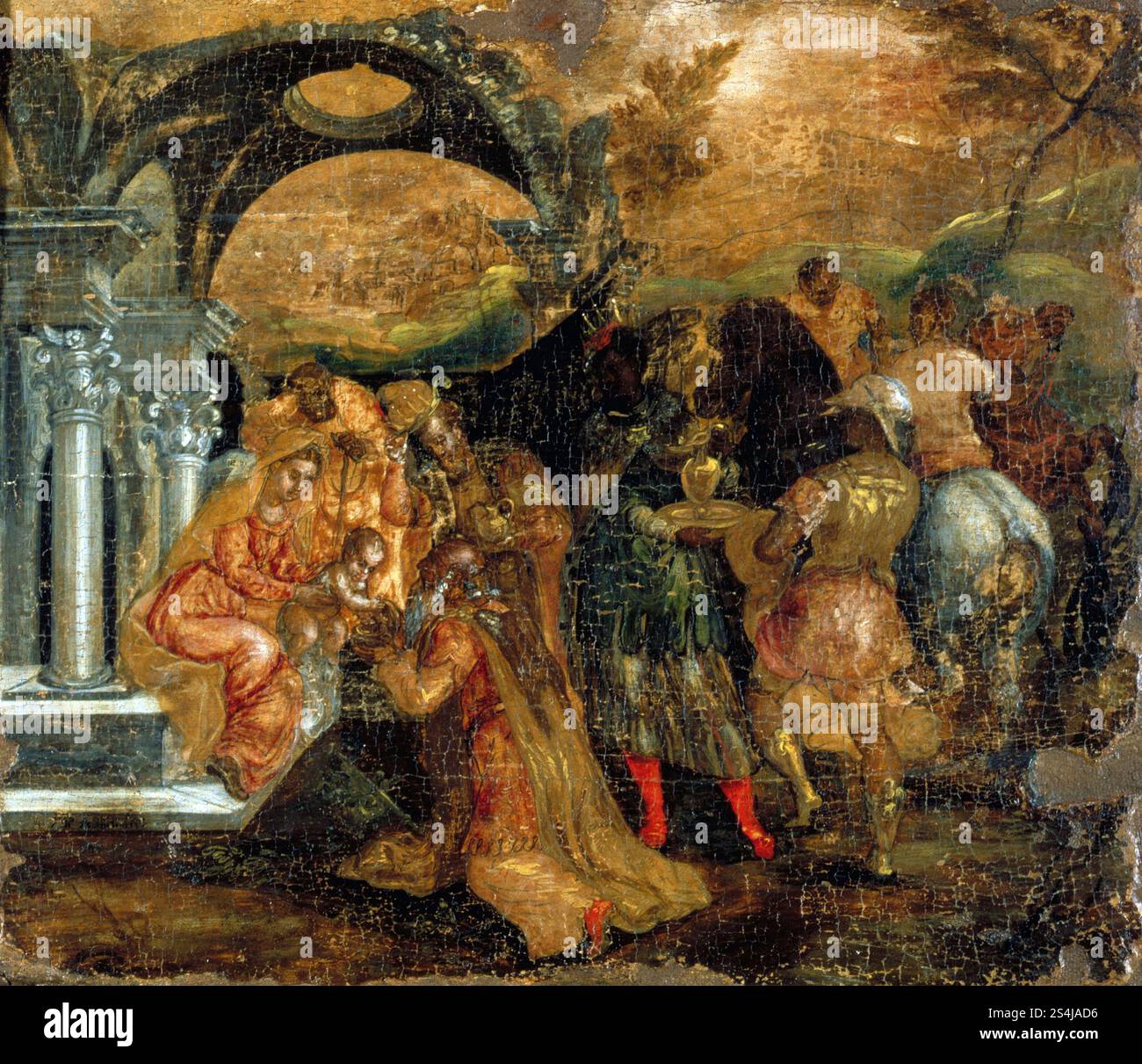 The Adoration of the Magi, Painting by El Greco Stock Photo - Alamy