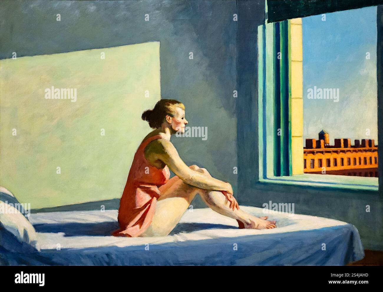 Morning Sun, Painting by Edward Hopper Stock Photo - Alamy