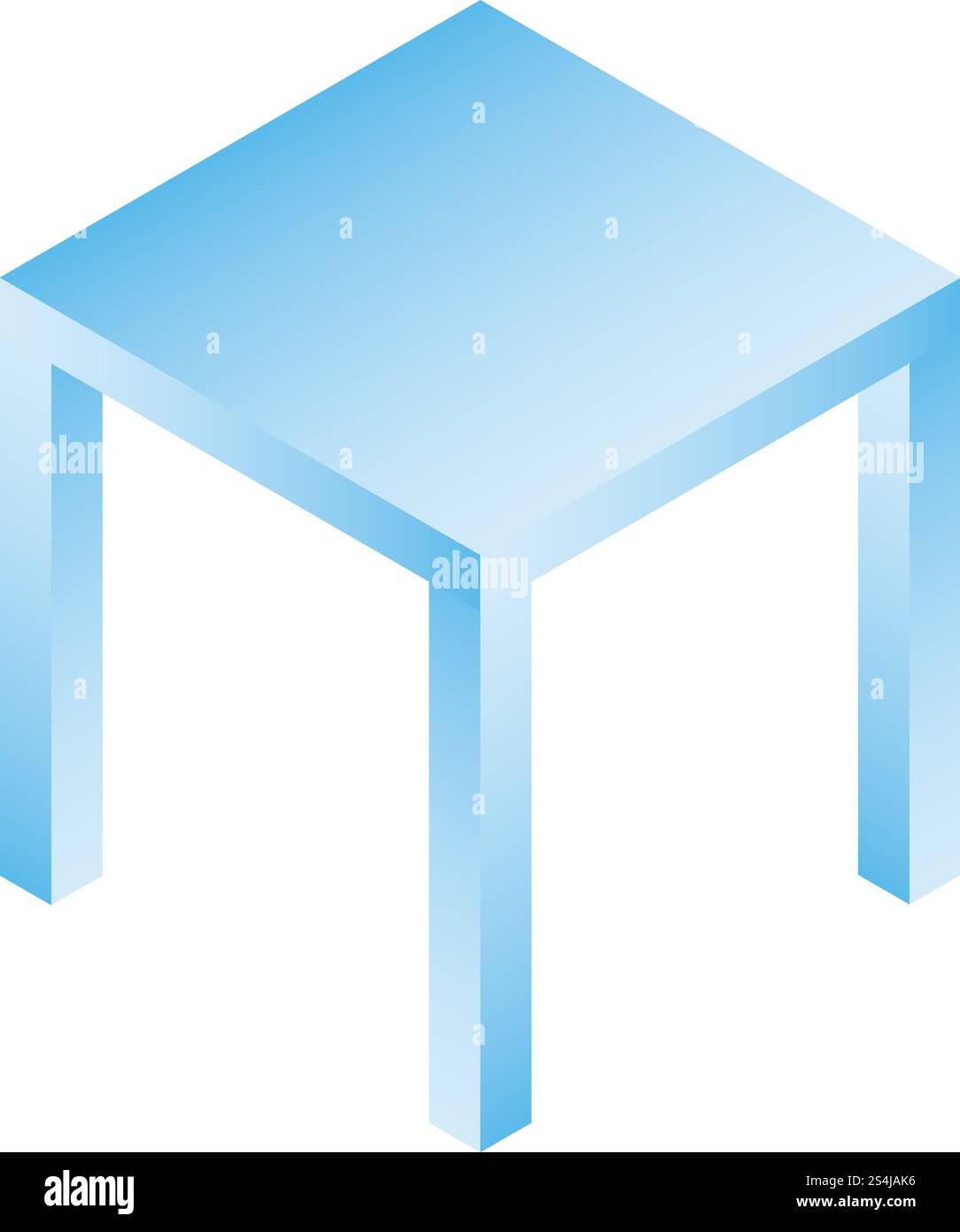 Small table icon. Isometric of small table vector icon for web design ...