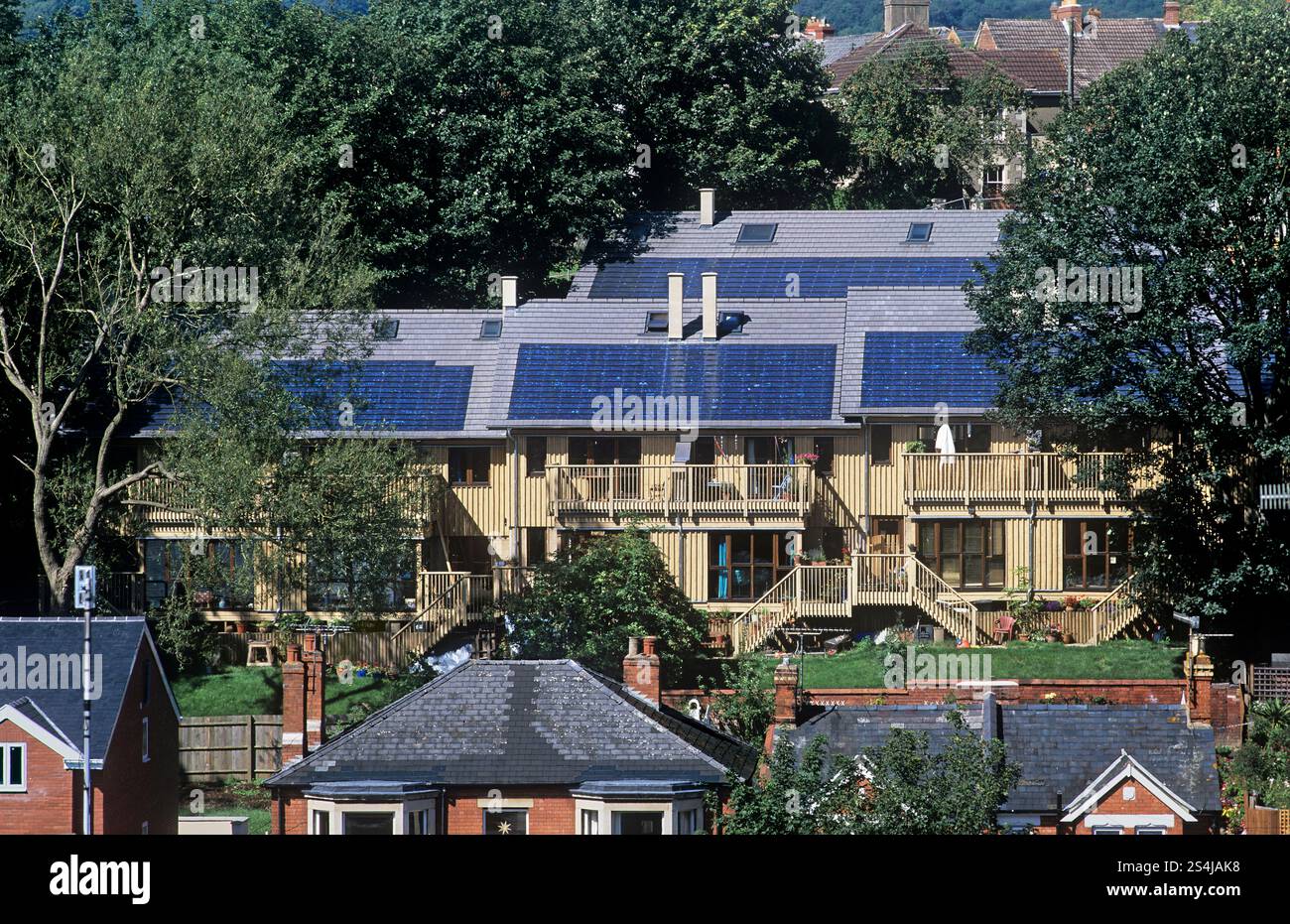Photovoltaic cells for generating electricity on the roofs of buildings ...