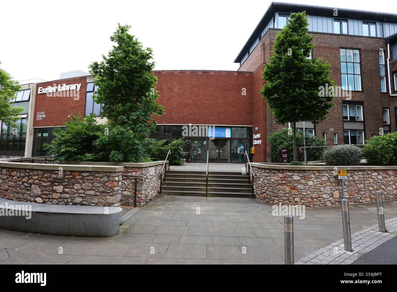 General views of Exeter Library in Exeter, Devon, UK Stock Photo - Alamy